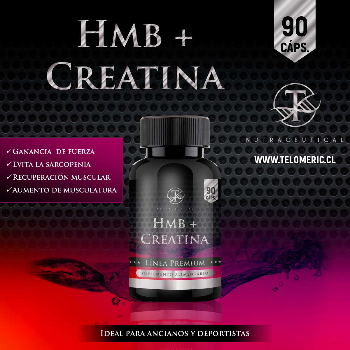 Hmb + Creatina (musculatura, Sarcopenia, Control De Peso) – Zeo Sport